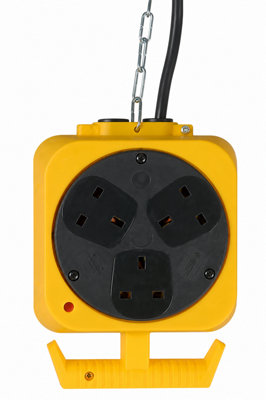 BRENNENSTUHL - 6 Socket "Energy Cube" on 3m Chain