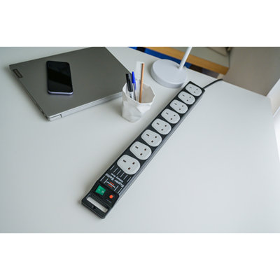 Brennenstuhl Super-Solid-Line 8 Gang Extension Lead - Heavy Duty 2.5 ...
