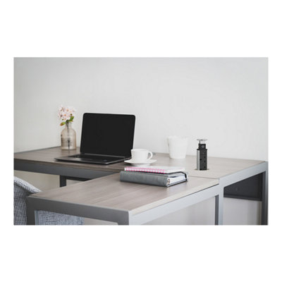 Brennenstuhl Tower Pop-Up Retractable Extension Lead with USB Ports