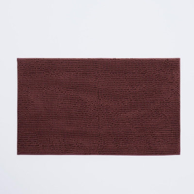 Brentfords Chenille Noodle Non-Slip Soft Shower Bath Mat, 45 x 75cm ...