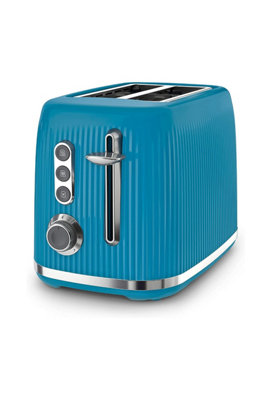 Breville VTR014 Bold Blue & Silver Chrome 2-Slice Toaster | DIY at B&Q