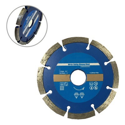 Brick Mortar Raking Diamond Blade 115mm x 6mm x 22.2mm for 4.5 Angle ...