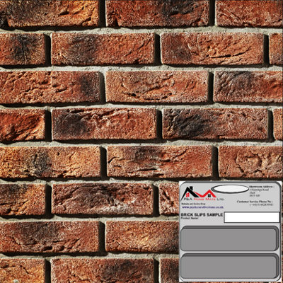 Brick Slip Samples - Country Red 676