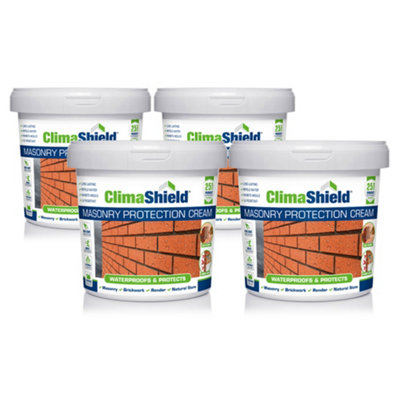 Brick Waterproofer and Brick Damp Proofer Masonry Cream, (ClimaShield ...