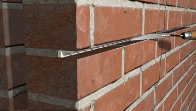 BrickFix Masonry Crack Repair Kit (10 x 1m Helical Bars & Grout ...