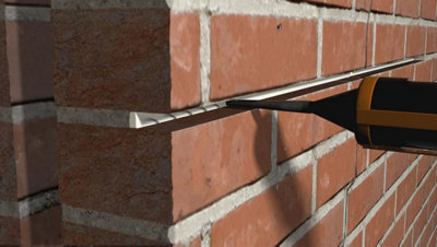 BrickFix Masonry Crack Repair Kit (10 x 1m Helical Bars & Grout ...