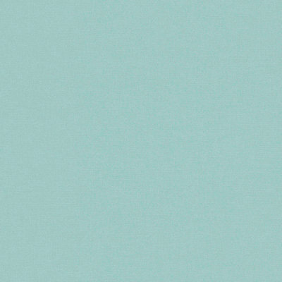 BRICOFLOR Non-woven wallpaper, plain wallpaper in turquoise - 10,05 x 0 ...