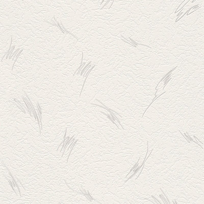 BRICOFLOR Paper wallpaper, pattern wallpaper in grey, white - 10,05 x 0 ...