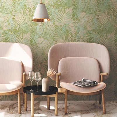 BRICOFLOR White concrete wallpaper Non woven wall coverings Peel and ...