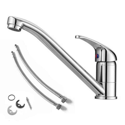 Brigg Chrome effect Kitchen Top lever Tap