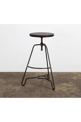 Briggs Breakfast Bar Stool - Black | DIY at B&Q