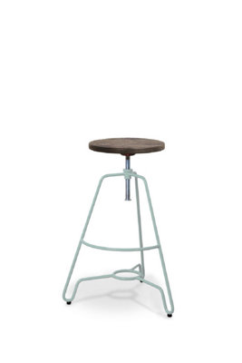 Briggs Breakfast Bar Stool - Grey | DIY at B&Q