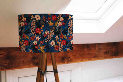 Bright Red & Orange Tropical Flowers & Plants (Ceiling & Lamp Shade ...