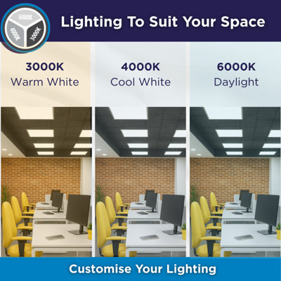 Bright Source 18w 3000k 300x300 LED Panel (Driver Inc) - Warm White - Triac Dimmable