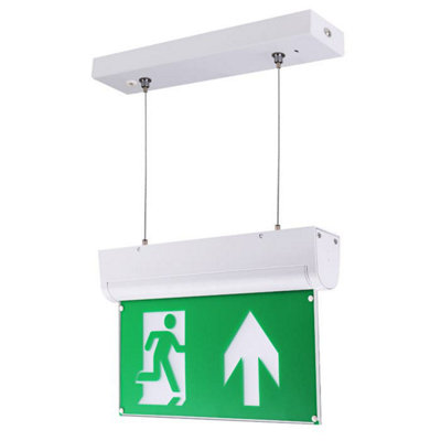 Bright Source 4-in-1 LED Emergency Sign With Up Arrow | DIY at B&Q