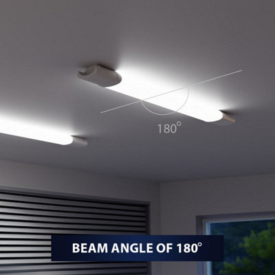 Bright Source 4ft 18w Single 4000k IP65 LED Non-Corrosive Batten - Cool ...