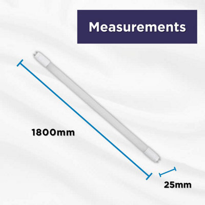 Bright Source 6ft 28w T8 LED Mains Operated Tube - 3000k Warm White