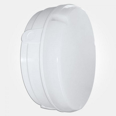 Bright Source 9w/14w/18w Round White LED Bulkhead - CCT - Microwave Emergency