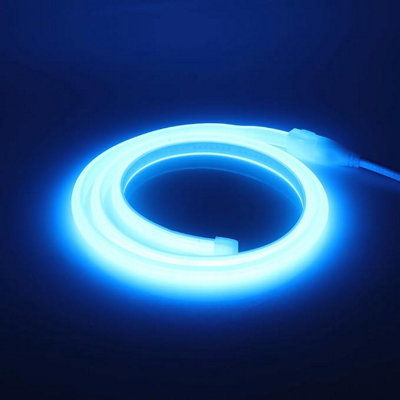 Brightex 20m COB LED Strip Light 220V Flexible Super Bright Blue LED ...