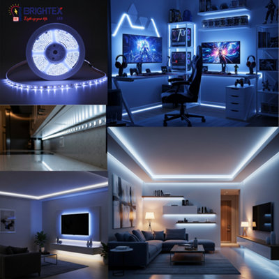 BRIGHTEX 25M SMD LED STRIP LIGHT WHITE 220V FLEXIBLE SUPER BRIGHT IP65 ...