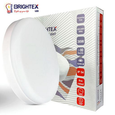 Brightex 36W Round LED Panel Ceiling Light, 3240 Lumens, Surface ...