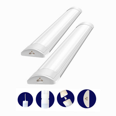 Brightex 3FT Linkable LED Batten Light 40W 4000 Lumen Slimline Ceiling ...