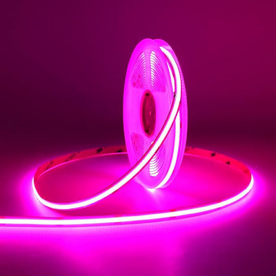 Brightex 5m COB LED Strip Light 220V Flexible Super Bright Pink LED ...