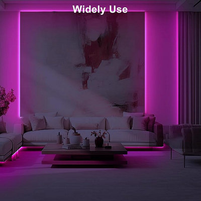 Brightex 5m COB LED Strip Light 220V Flexible Super Bright Pink LED ...