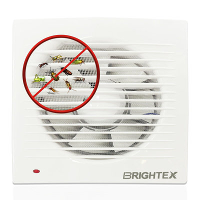 Brightex, Extractor Fan 150mm Timer Bathroom Shower Toilet Wall Fan ...