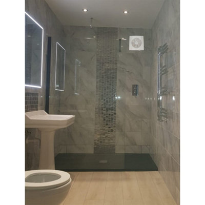 Brightex, Extractor Fan 150mm Timer Bathroom Shower Toilet Wall Fan ...