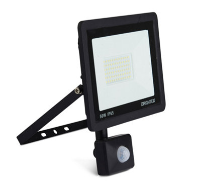 Brightex, Led floodlight 50w Cool White 4500 Lumen IP65 Security Motion ...