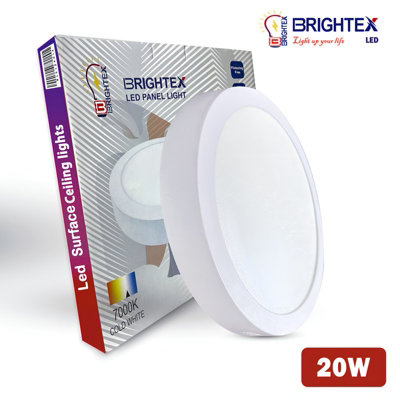 Brightex, LED Panel 20W Round 1800 Lumen (Higher Than Normal 18w Panel ...