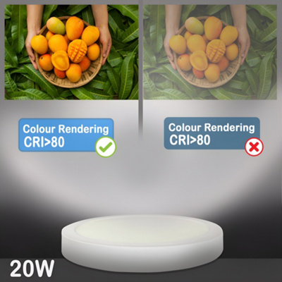Brightex, LED Panel 20W Round 1800 Lumen (Higher Than Normal 18w Panel ...
