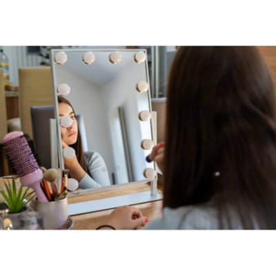 BRIGITTE HOLLYWOOD VANITY MIRROR WITH LED LIGHTS