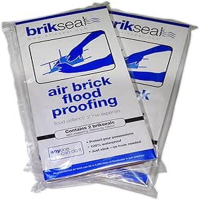 Brikseal Temporary Air Brick Seal (Pack of 2)
