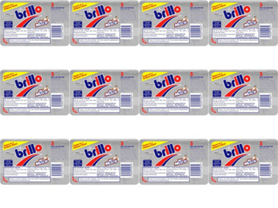 Brillo Mr Muscle 5 Multi-Use Soap Pads (Pack of 12)