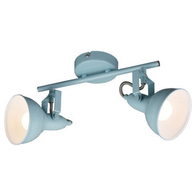 Briloner Blue Ceiling Spotlight 2 Way Light E14 Adjustable Retro ...