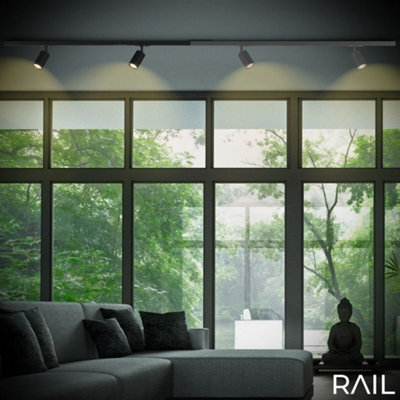 Briloner LED Ceiling Spot Track Lighting Extension Kit GU10 Spotlights ...