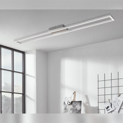 Briloner Mains-powered LED Matte Nickel Dimmable Ceiling lamp