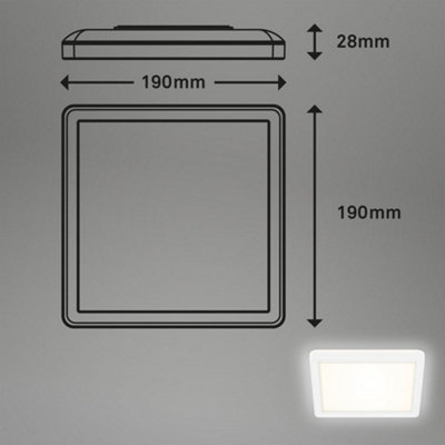 Briloner Mains-powered LED White Backlight LED Panel