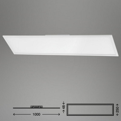 Briloner Mains-powered LED White Dimmable LED Panel