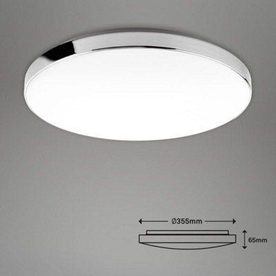 Briloner Mains-powered LED White Neutral white light Ceiling lamp (Dia ...
