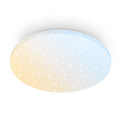 Briloner White Ceiling Light LED Starry Sky Effect Colour Changing CCT ...