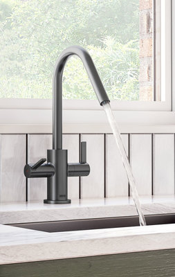 Bristan CSH EFSNK GM Cashew Easyfit Monobloc Kitchen Sink Mixer Tap Gun ...