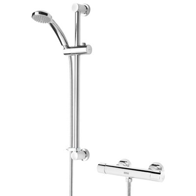 Bristan Frenzy Bar Mixer Shower Thermostatic Chrome Exposed Cool Touch ...