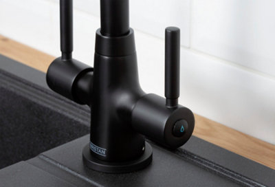 Bristan Monza Easyfit Sink Mixer Black Taps Kitchen Tap Deck Mount
