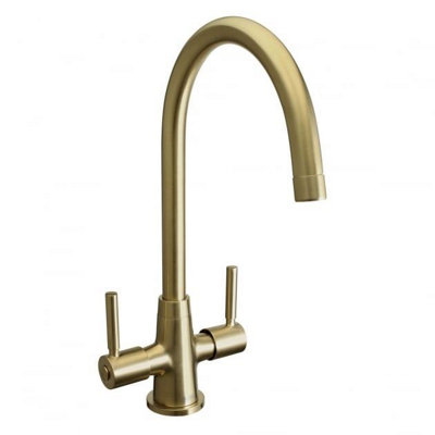 Bristan Monza Easyfit Sink Mixer Brushed Taps Kitchen Tap Deck Mount ...