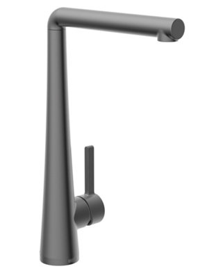 Bristan Pine Gun Metal EasyFit Kitchen Sink Mixer Tap + Easy Fit Base