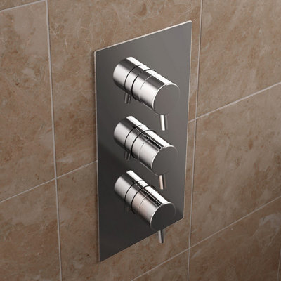 Bristan Prism 2 Concealed Recessed Built In Chrome Shower Mixer PM2 ...