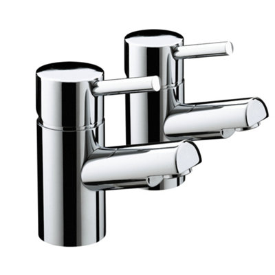 Bristan Prism Basin Taps Chrome